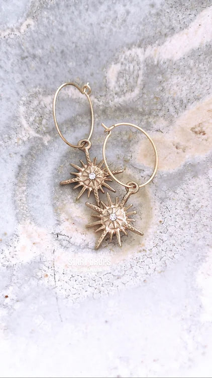 Stary Boheme Hoops Silver Star – Bettie Monroe